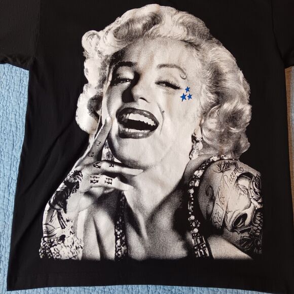 Marilyn Monroe | Shirts | Marilyn Monroe Y2k Tattoo Skulls Stars Cholo ...